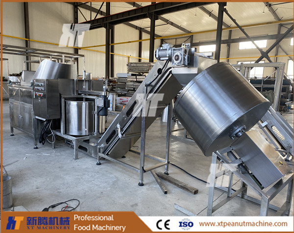Mesin Penggoreng Otomatis Industri ISO Hazelnut De Oiling Machine Mesin ...